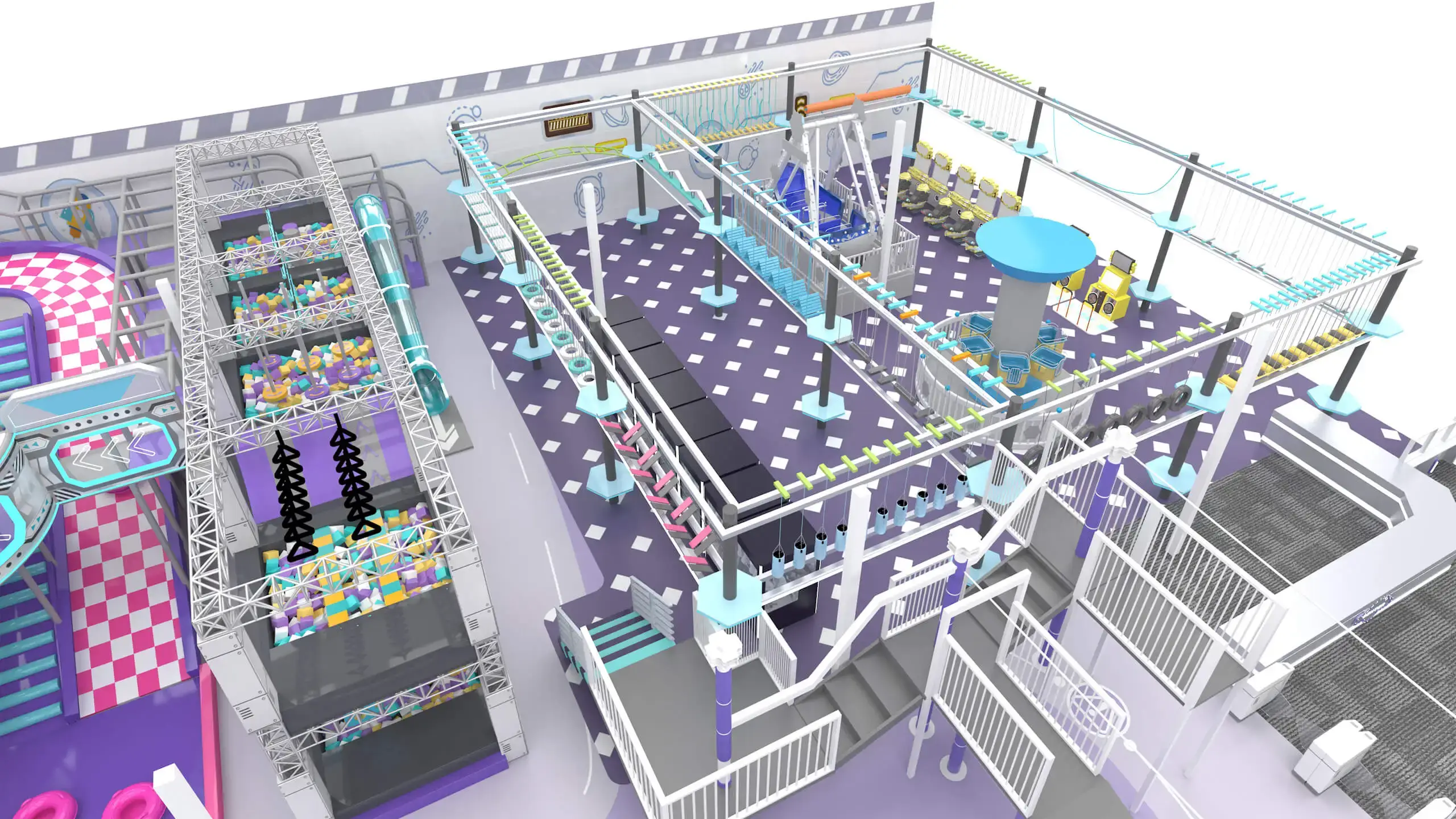 Ninja Warrior Course Equipment - DreamCatch Playground